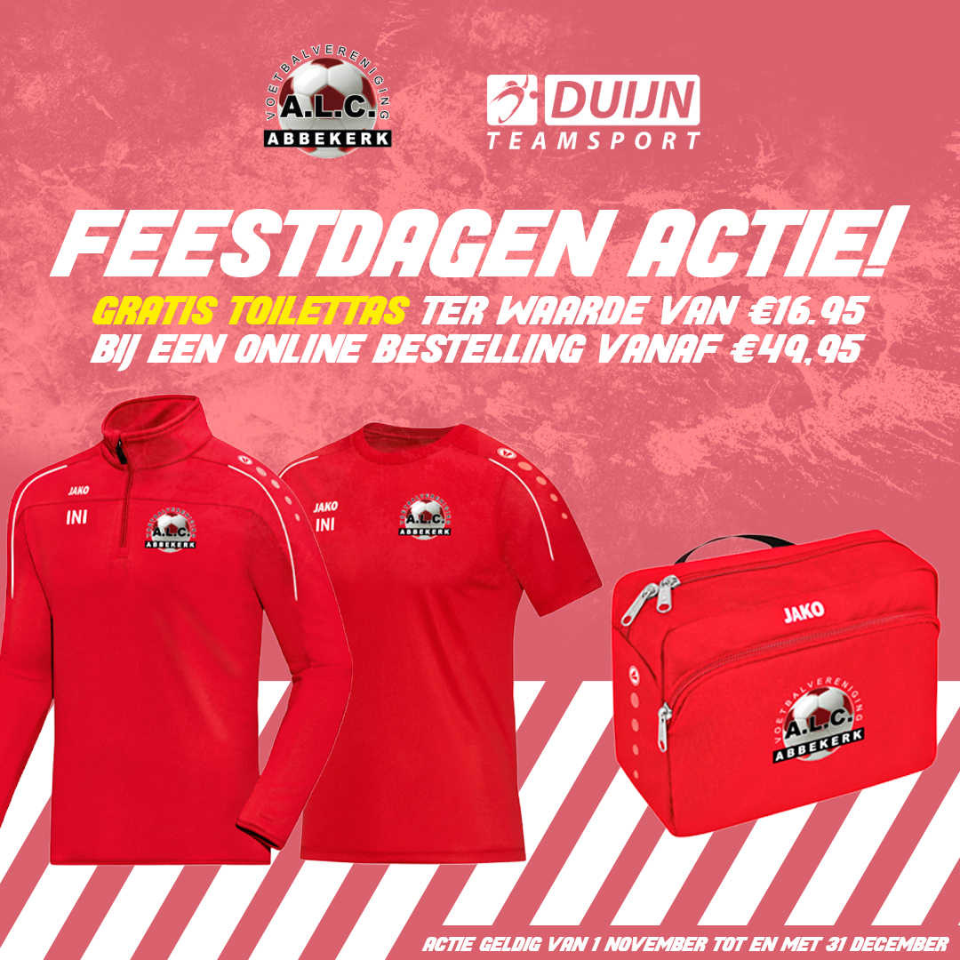 Scoor je eigen ALC-toilettas! | Voetbalvereniging A.L.C.